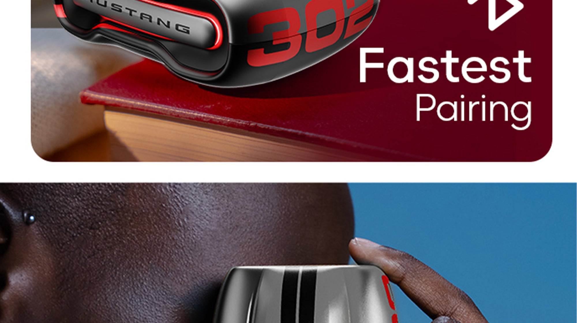 Buy Mustang Torq Silver: Limited Edition Earbuds with Iconic Design