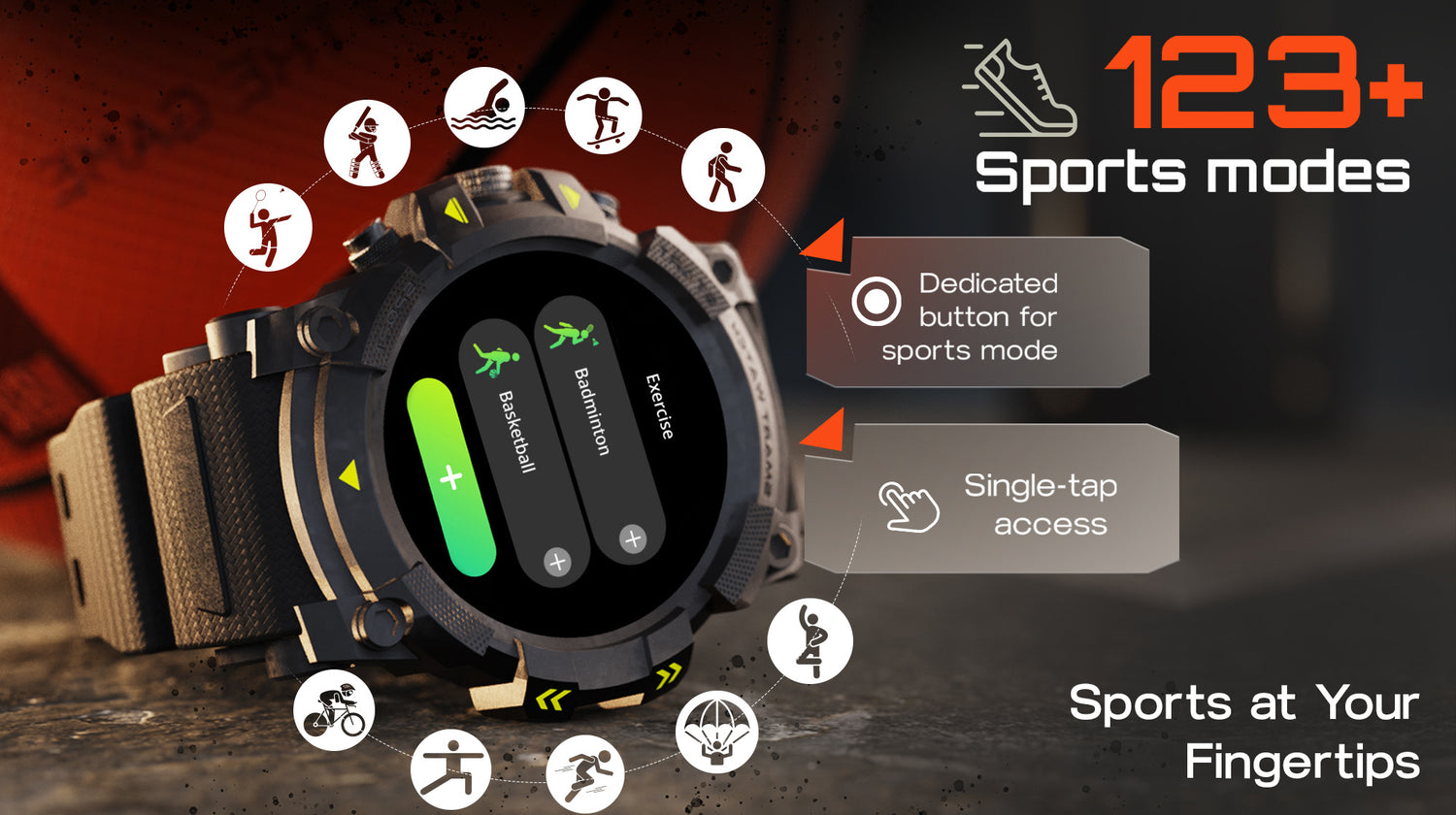 Shop GoBoult ThruX GPS Smartwatch | Bluetooth Calling Smartwatch