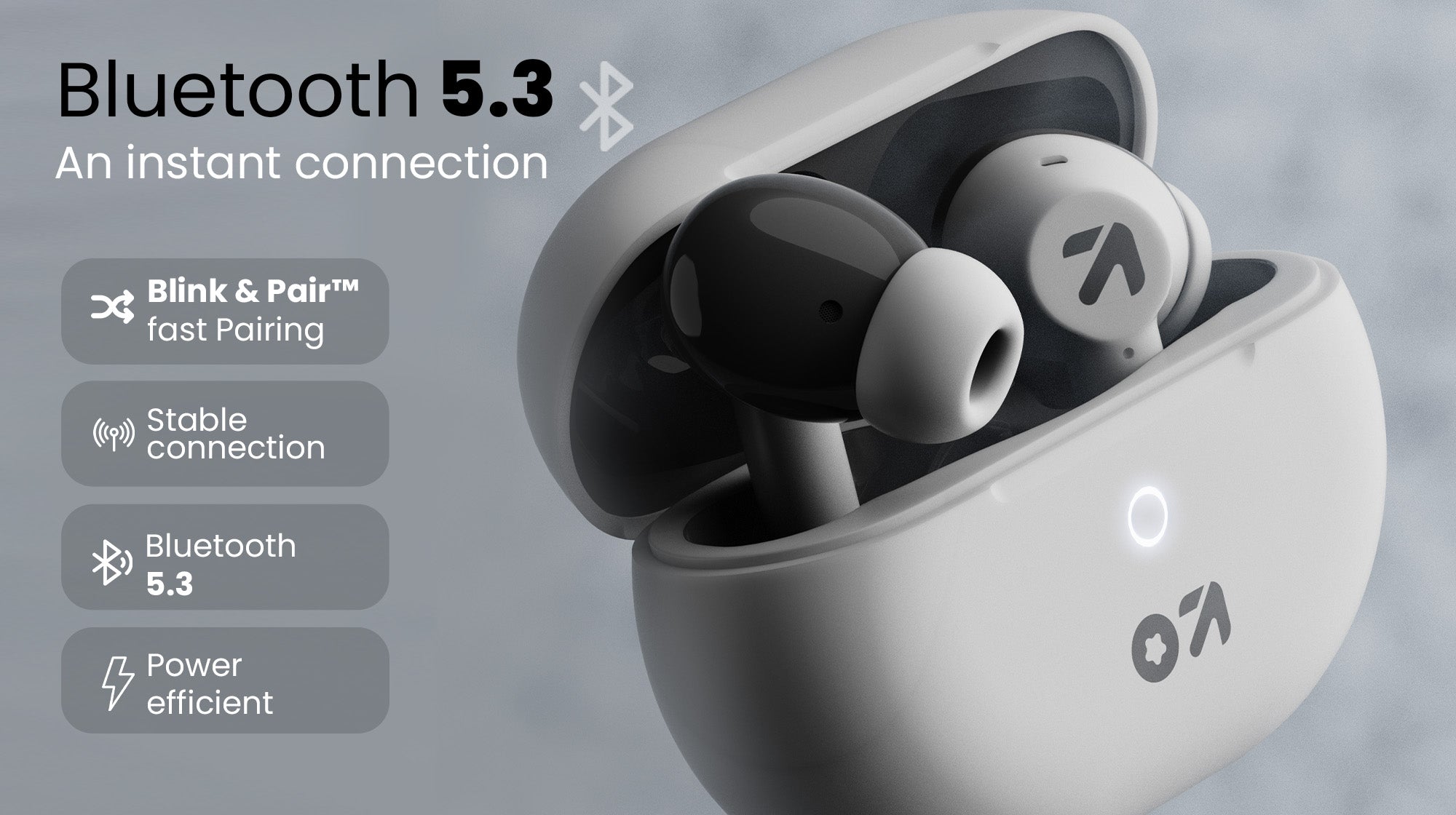 Buy GoBoult W40 Earbuds | True Wireless Earbuds with 48H Playtime