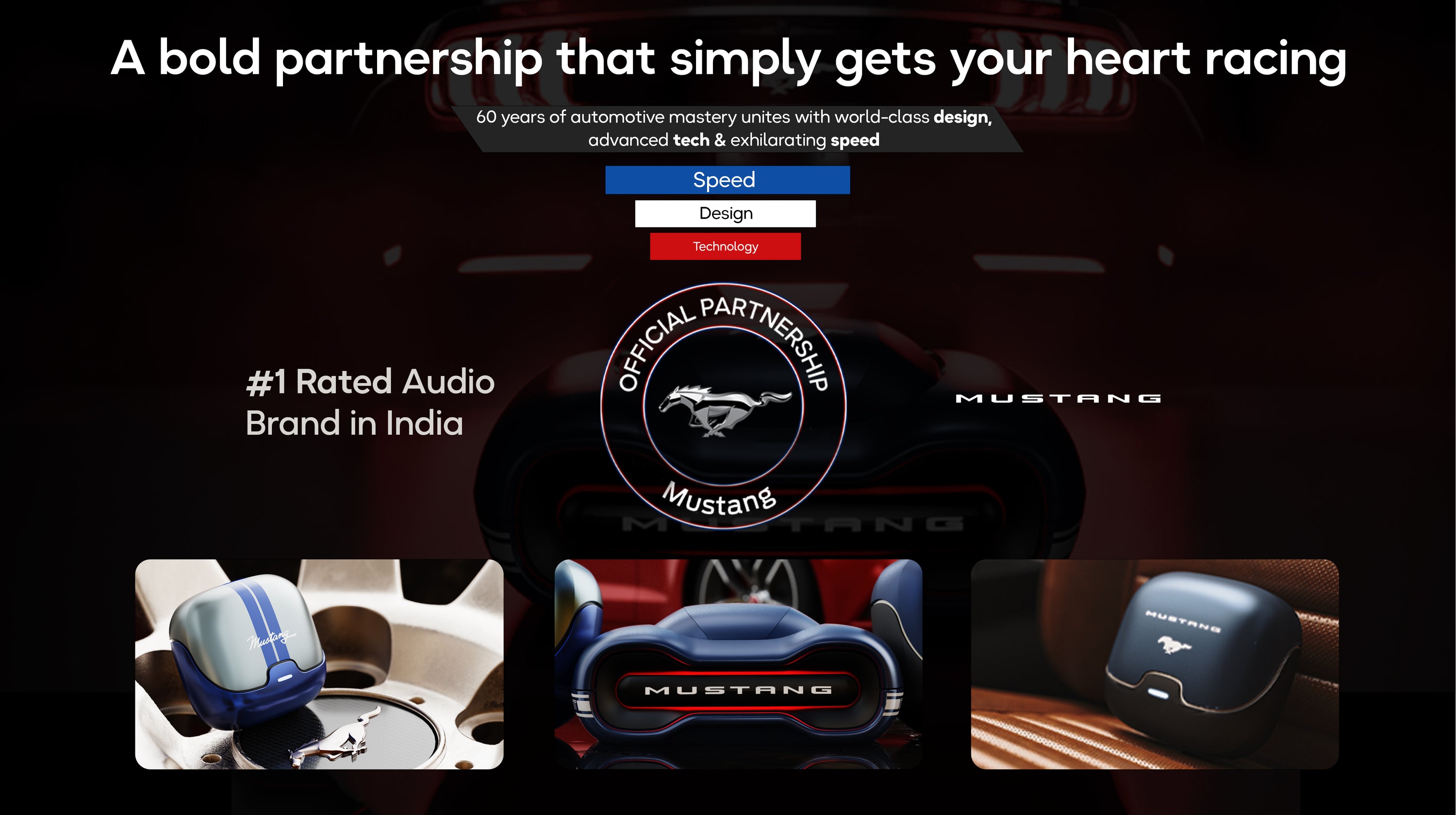 Buy Mustang Derby: Limited edition earbuds in India