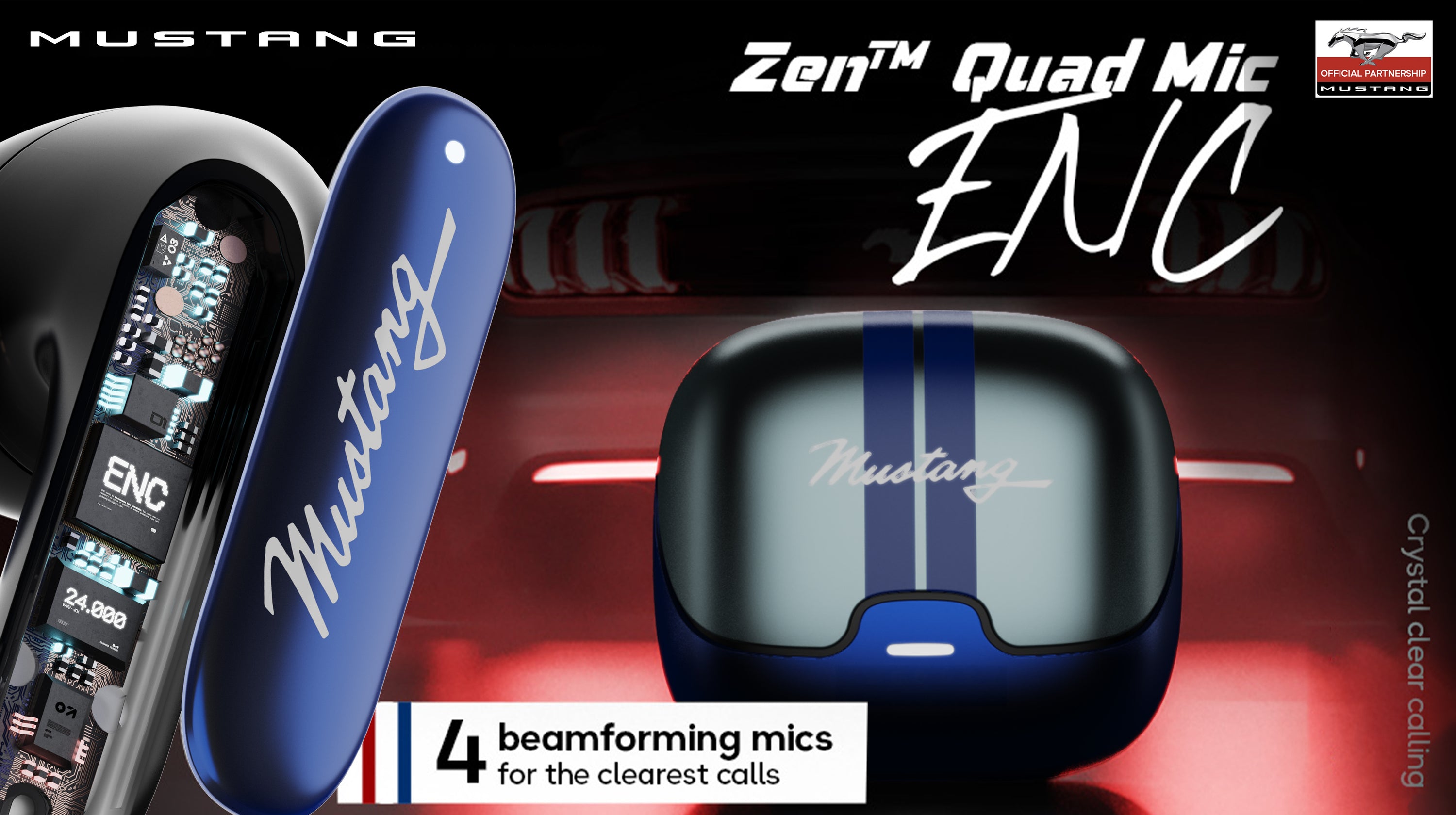 Buy GoBoult Mustang Dash Earbuds | Wireless Earbuds with 100 Hours Playtime