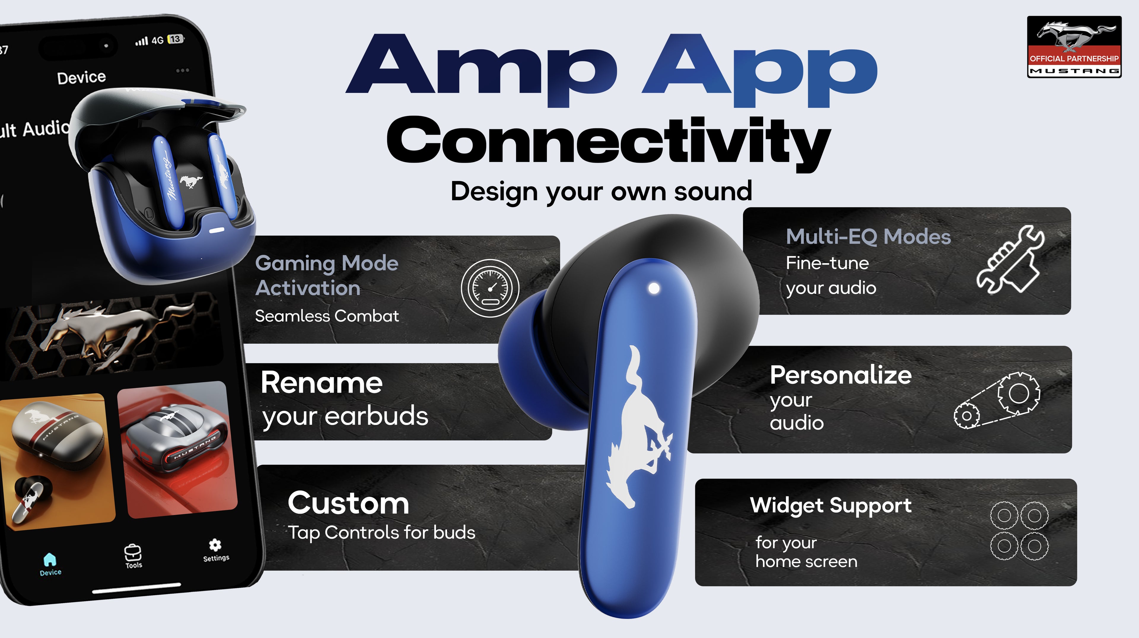 Buy GoBoult Mustang Dash Earbuds | Wireless Earbuds with 100 Hours Playtime