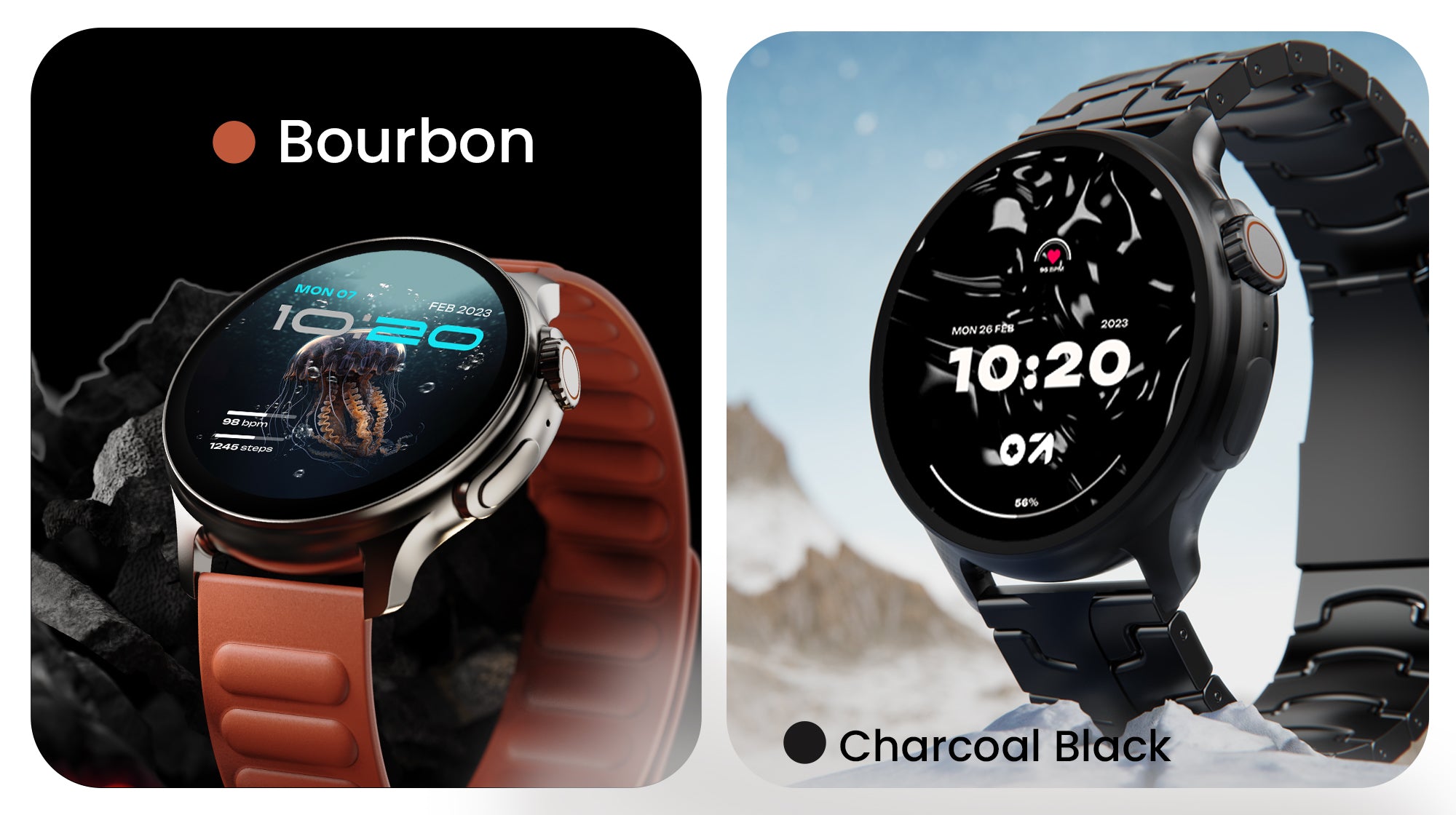 Crown R Pro 2 | AMOLED Smartwatch with Zinc alloy Frame