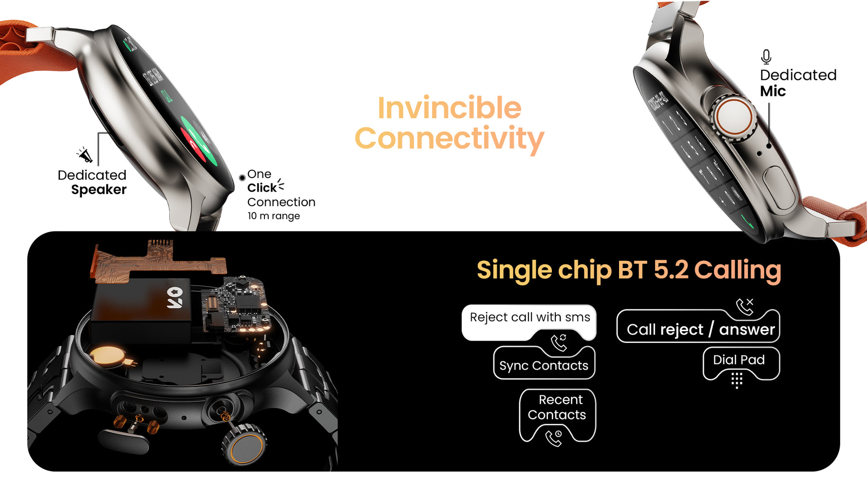 Crown R Pro 2 | AMOLED Smartwatch with Zinc alloy Frame