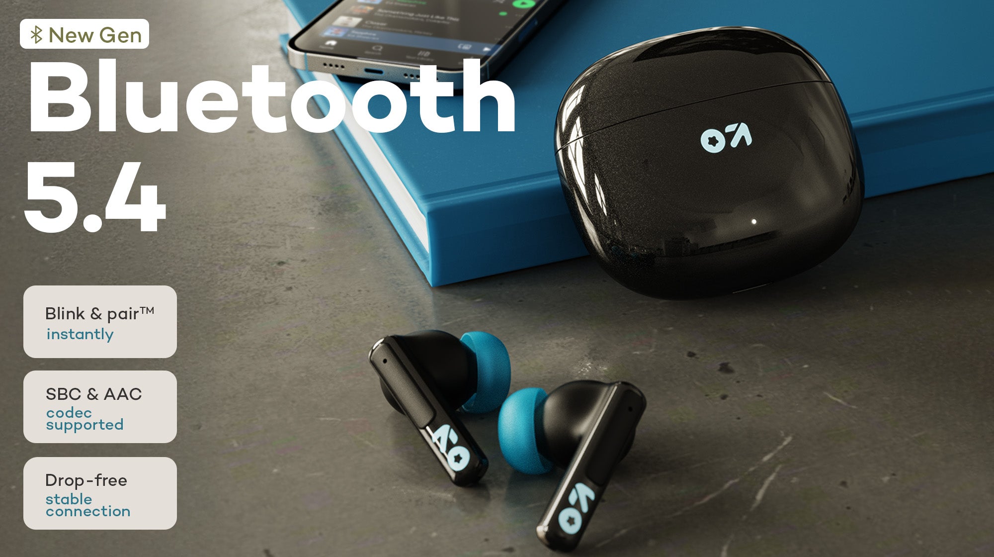 W60 | Wireless Earbuds with 50 Hours Playtime, BoomX Bass