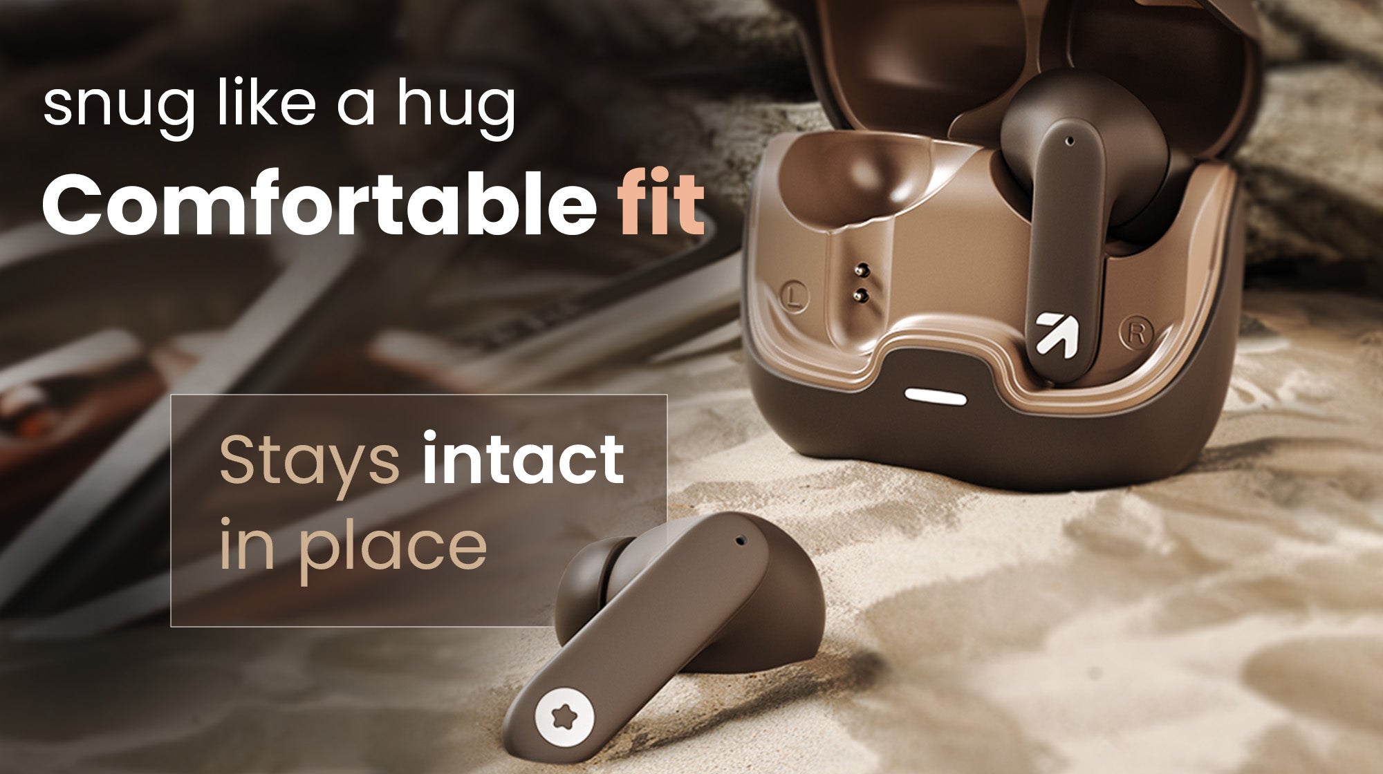 Shop GoBoult Z40 Earbuds | 60H Playtime, ENC Mic & Type-C Fast Charging