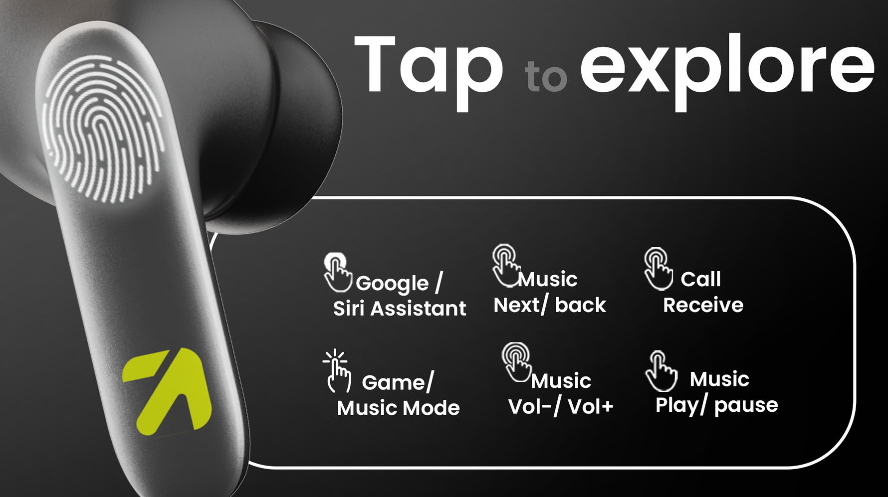 Buy GoBoult Y1 Pro Earbuds | 60H Playtime, 45ms Latency & ENC Mic