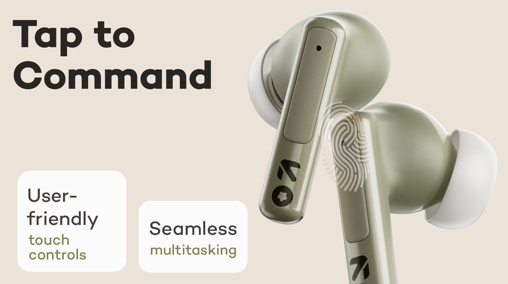 W60 | Wireless Earbuds with 50 Hours Playtime, BoomX Bass