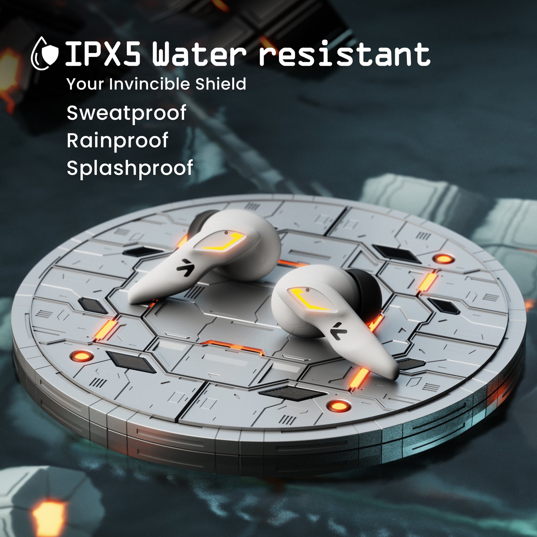 Buy GoBoult Astra Earbuds Online | 48H Playtime & Ultra-Low Latency Sound